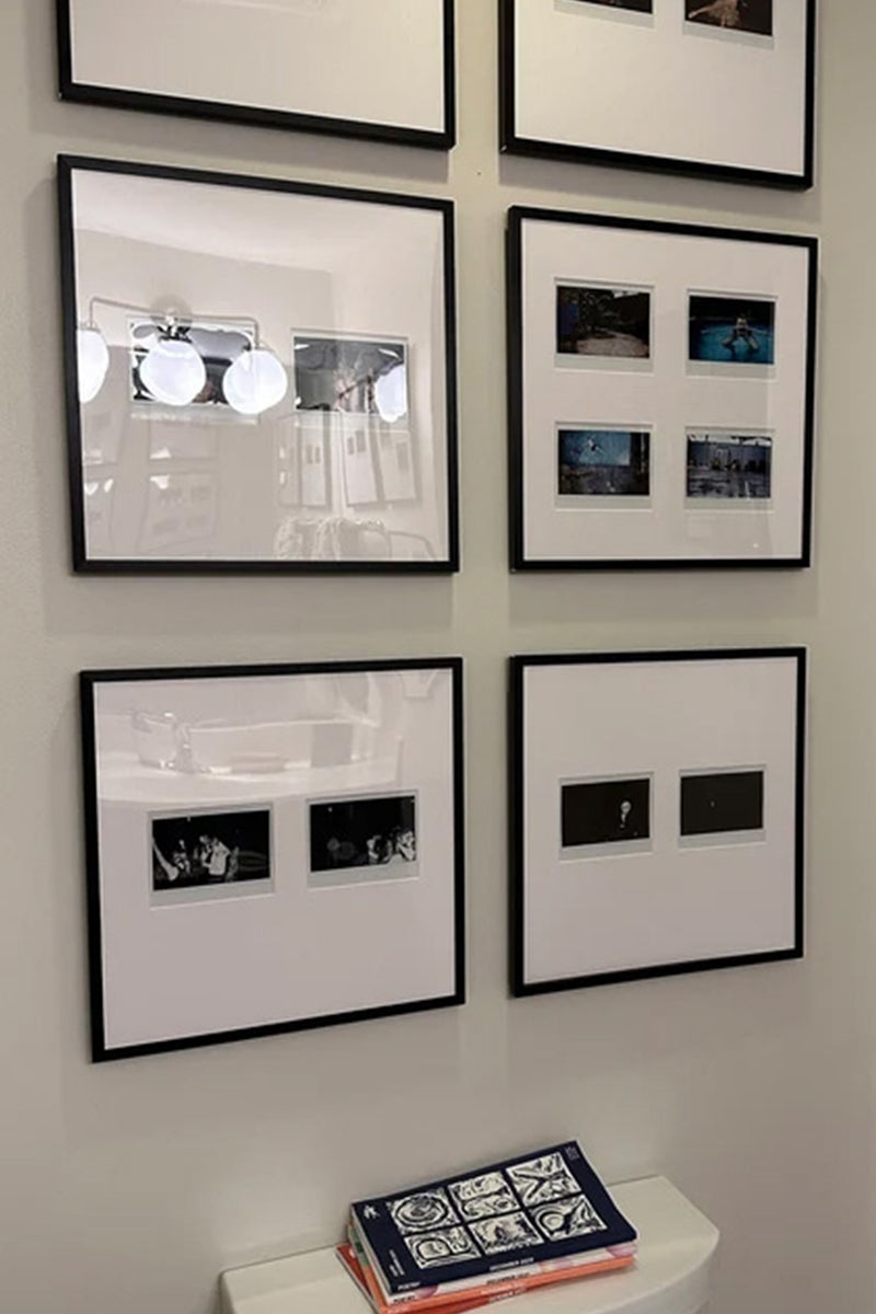 12" x 12" / 2 Window Horizontal Instax Wide Photo Mat | Instax Frames ...